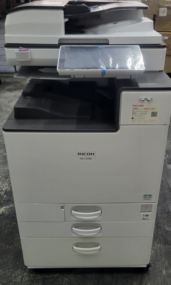 RICOH IM C2000 PRINTER, 電腦＆科技, 打印機及影印機 - Carousell