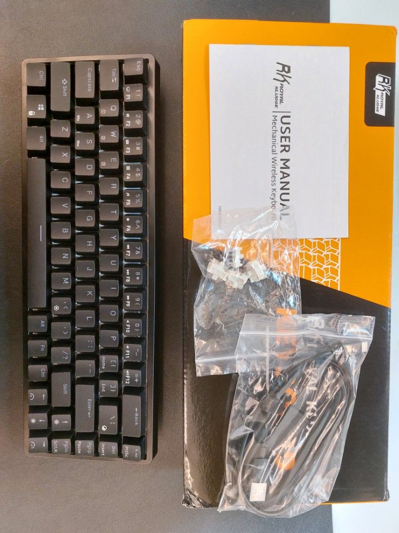 Royal Kludge RK G68 Tri-Mode RGB 68-Keys Hot-Swappable Mechanical ...