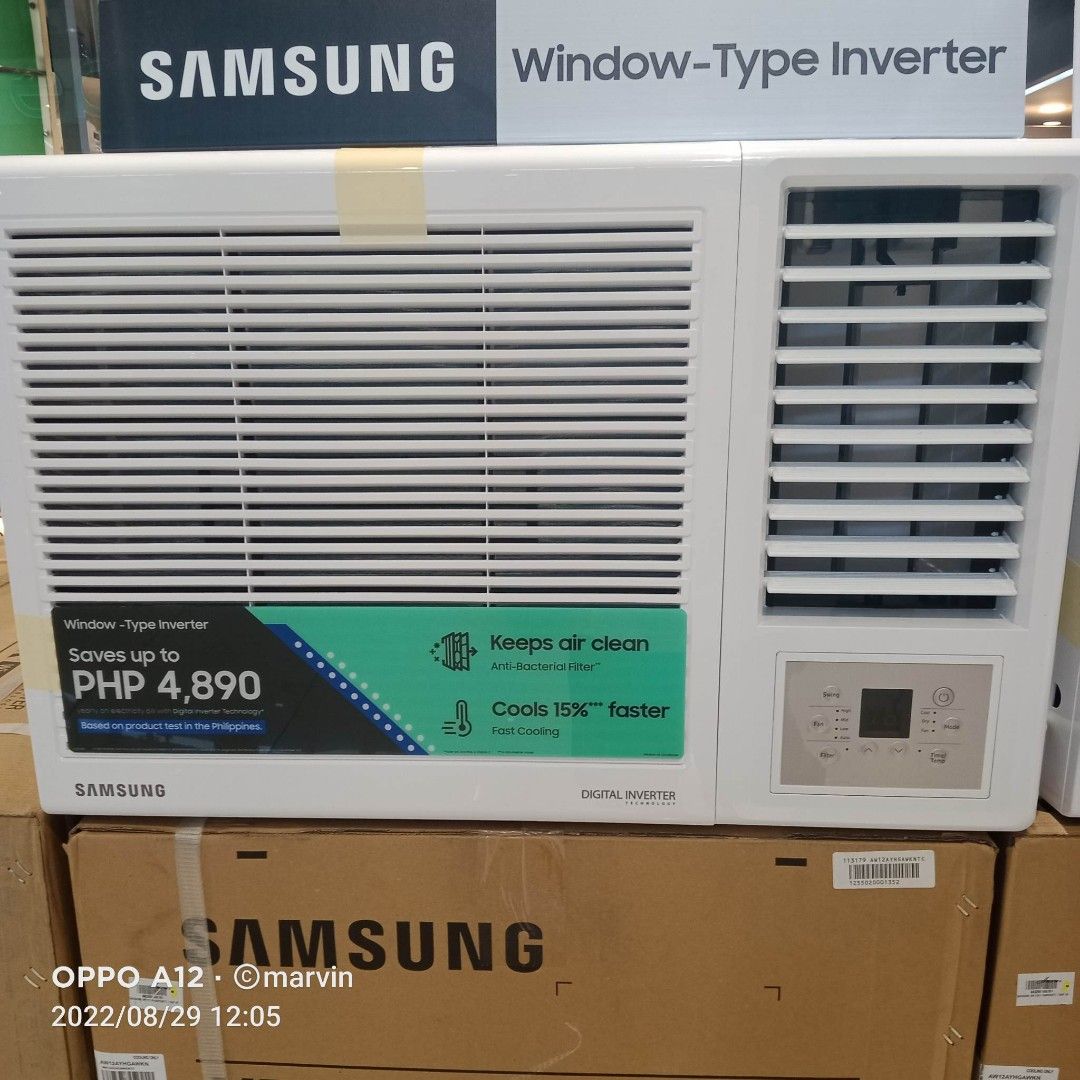 SAMSUNG WINDOW TYPE AIRCON, TV & Home Appliances, Air Conditioning and ...