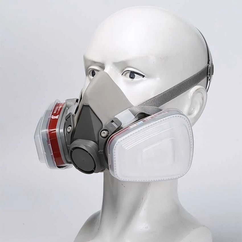 Savior Half Mask Respirator (Dual Breathing Valve) on Carousell