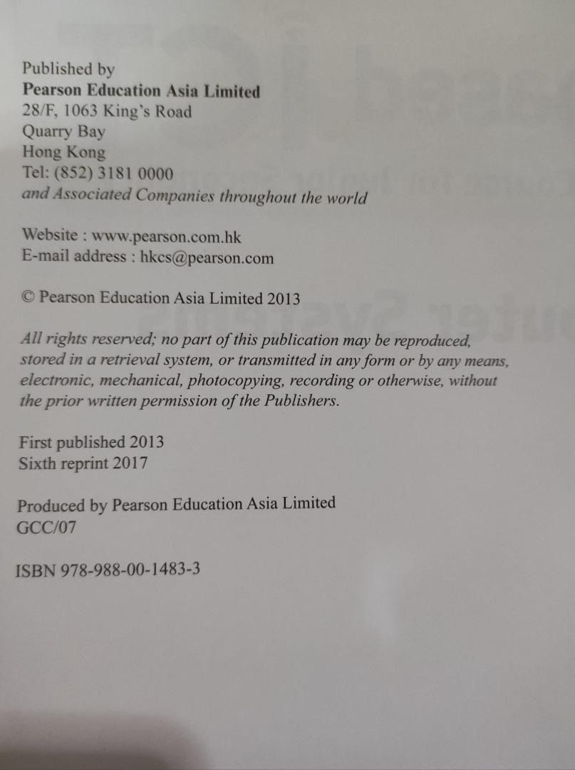 School-based ICT Longman Computer course for Junior Secondary (Theme C ...