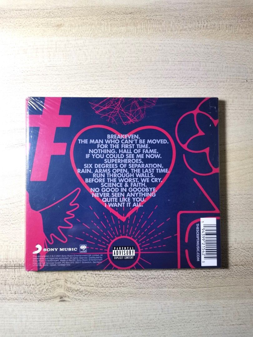 SEALED: THE SCRIPT- TALES FROM THR SCRIPT GREATEST HITS CD ALBUM (NOT ...