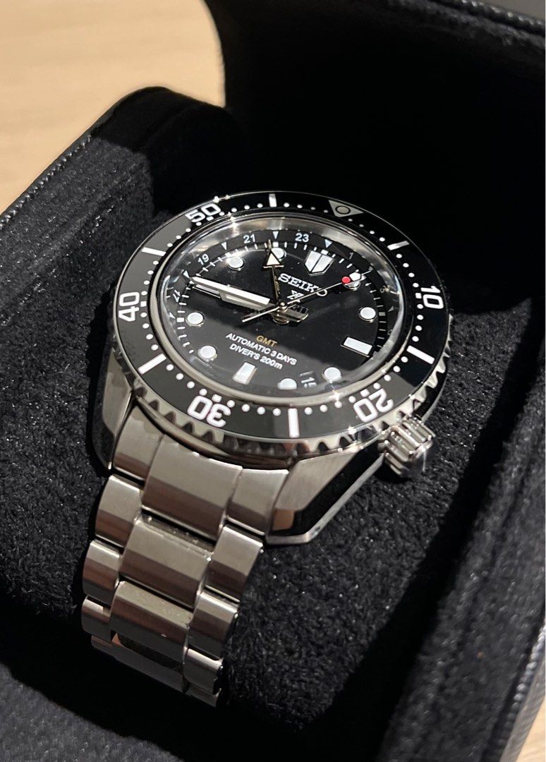 Seiko GMT DIVER SPB383J1 spb383, Luxury, Watches on Carousell