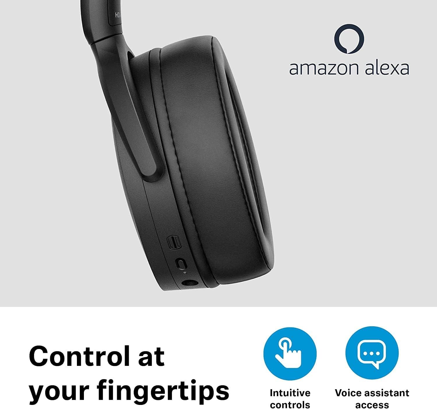 Sennheiser HD 450 SE Over-Ear Active Noise Cancelling Headphones, 30-hour battery life with USB ...