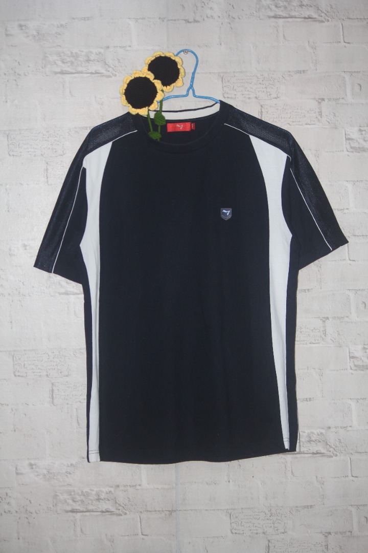 Seven Brand Dark Blue & White Shirt for Men, Men's Fashion, Tops & Sets ...