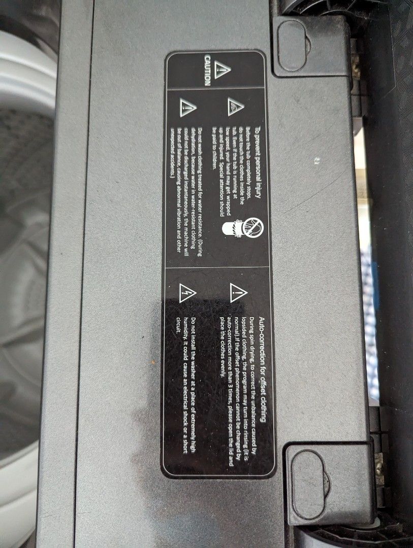 Sharp ESX858 Top load washer (8kg), TV & Home Appliances, Washing ...