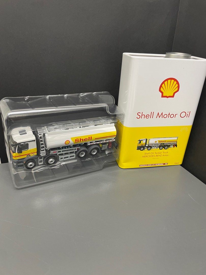 Shell Oil Tanker Truck Mercedes Benz, 興趣及遊戲, 玩具 & 遊戲類 - Carousell