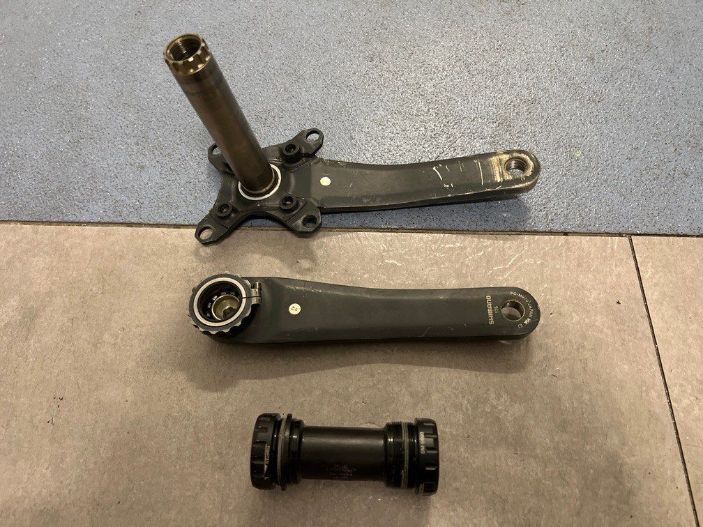 Shimano XTR M970 crank with BB93, Sports Equipment, Bicycles & Parts ...