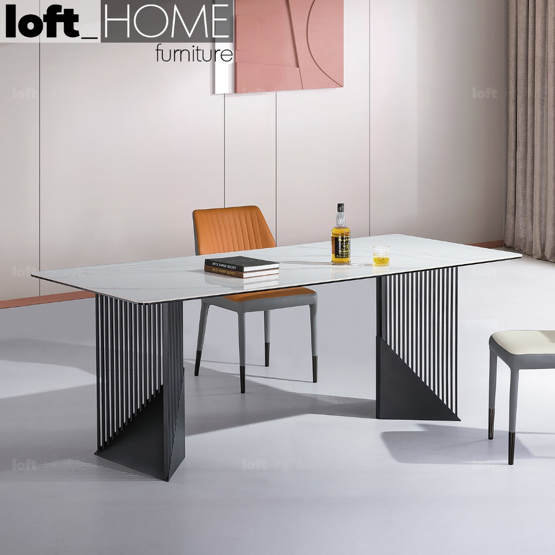 Sintered Stone Dining Table OBSIDIAN, Furniture & Home Living ...