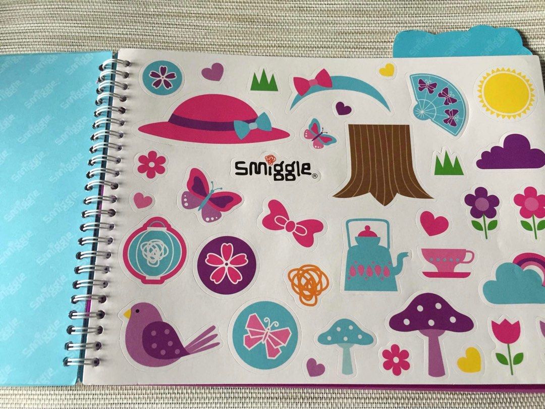 Smiggle Stencil Book Konichiwa Brand new on Carousell