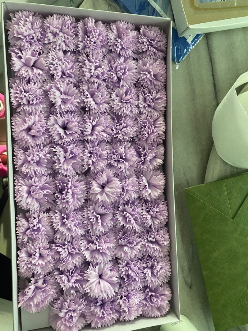 Soap Flower (ping pong, white rose, sunflower), Beauty & Personal Care ...