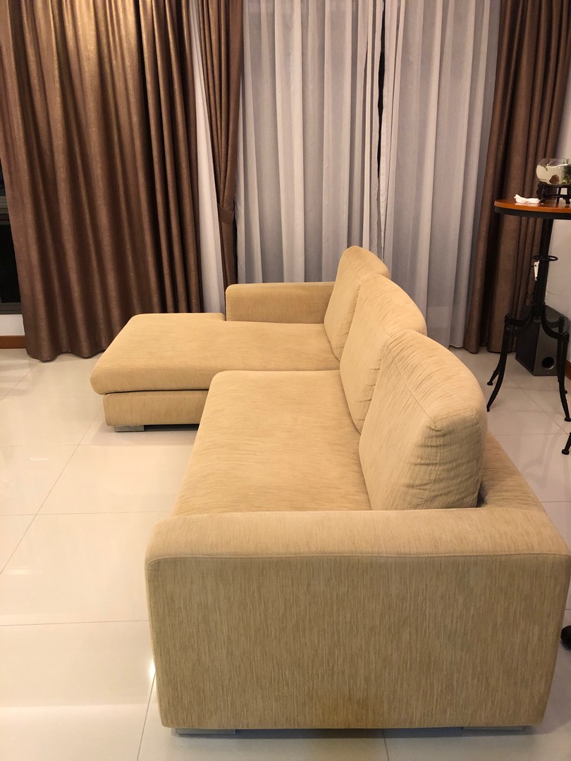 Sofas L shape, Furniture & Home Living, Furniture, Sofas on Carousell