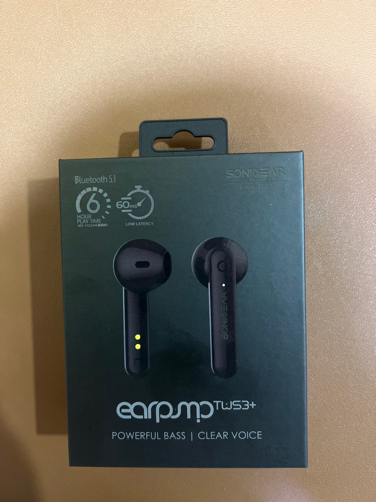 Sonicgear Earpump TWS 3+ Wireless Bluetooth Earphones with Portable ...