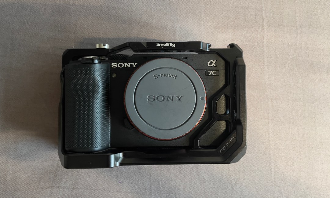 Sony A7C with Smallrig Cage, Photography, Cameras on Carousell