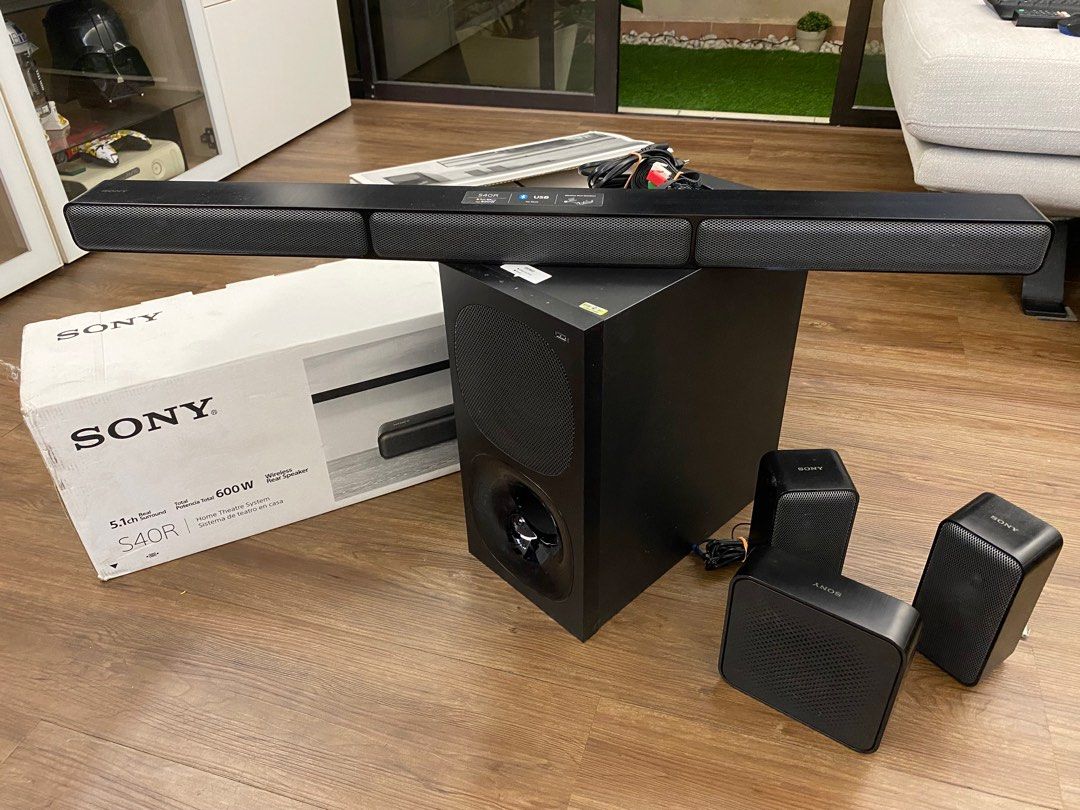 Sony s40r soundbar home theater 5.1 channel, Audio, Soundbars, Speakers ...