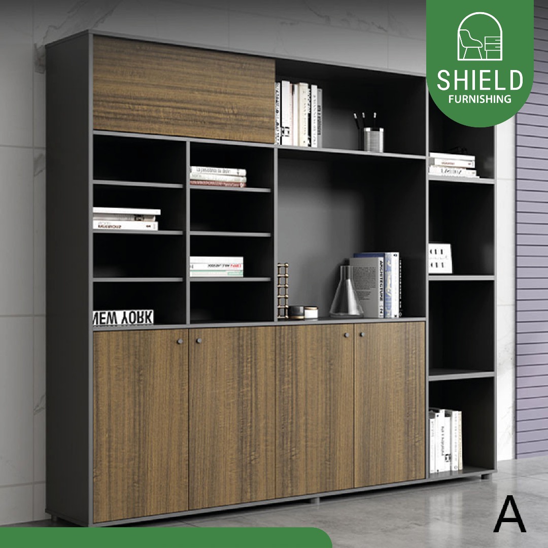 Sophia Wooden File Storage Cabinet Shelf Modern Style, Furniture & Home ...