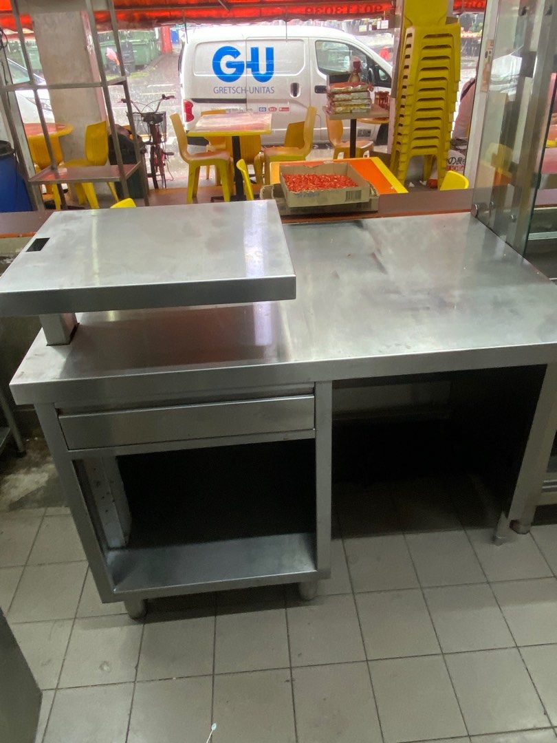 Stainless steel table, Everything Else on Carousell