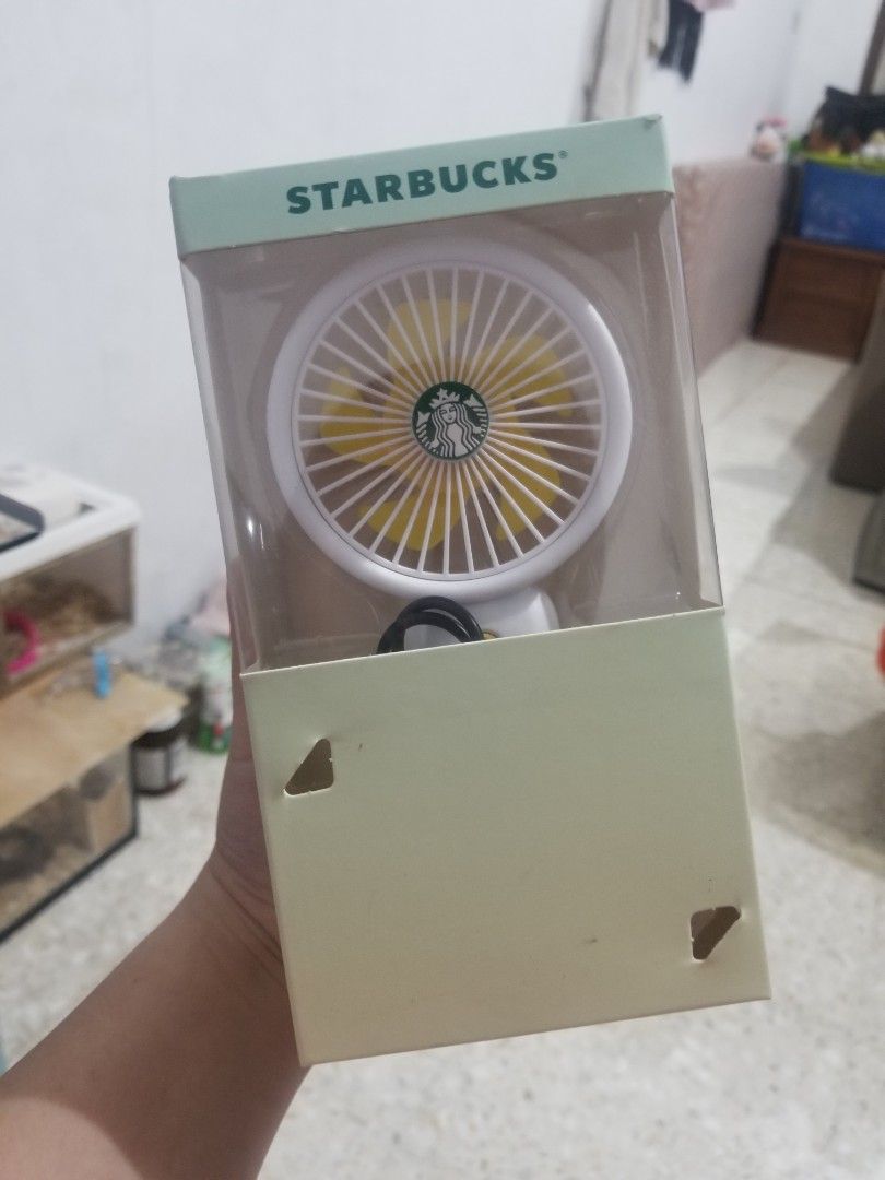 Starbucks Fan (Kipas Angin Mini Starbucks) Original on Carousell
