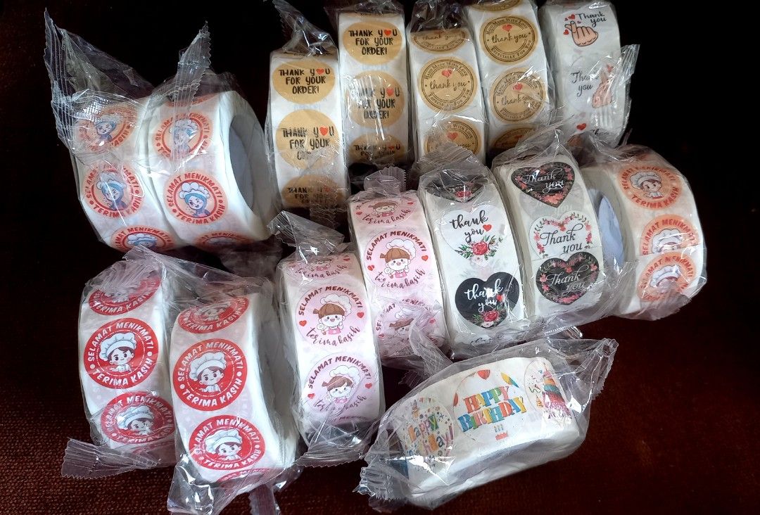Sticker label Thank You, Barang Yang Dicari di Carousell