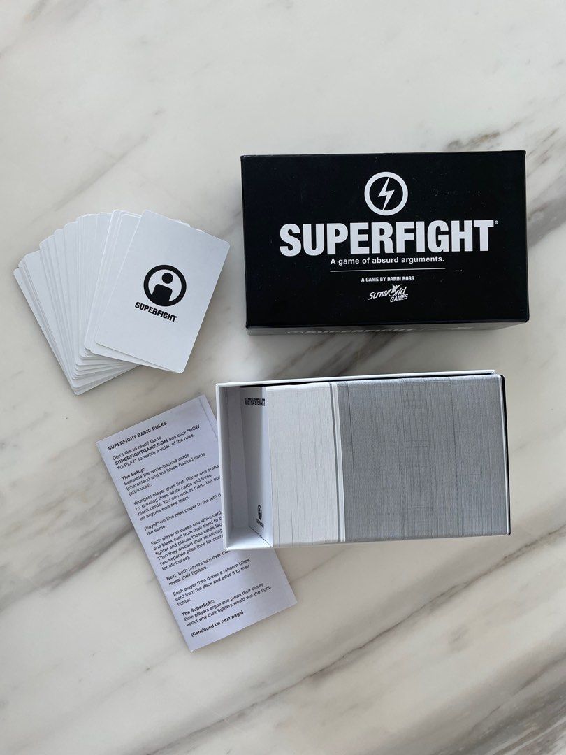 Superfight Social Board Activity Game Multiplayer, Hobbies & Toys, Toys ...
