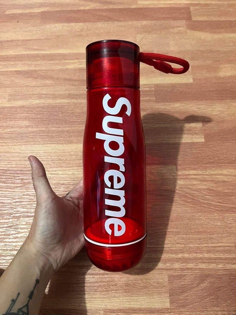 Supreme glass bottle, Luxury, Accessories on Carousell