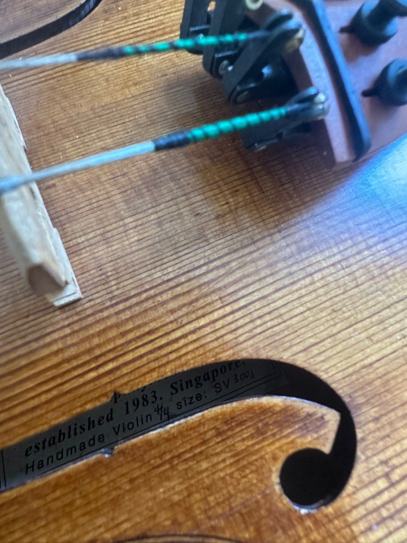 Full set of Synwin 4/4 Violin SV3001 with Suzuki book, Hobbies & Toys ...