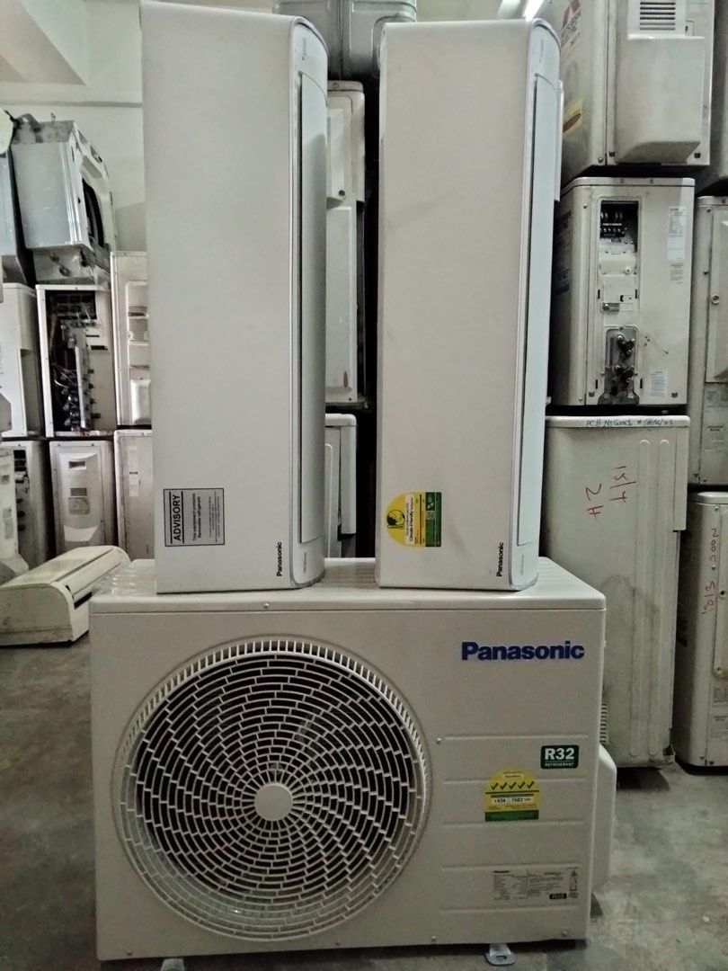 System 2 Aircon Panasonic, TV & Home Appliances, Air Conditioners ...