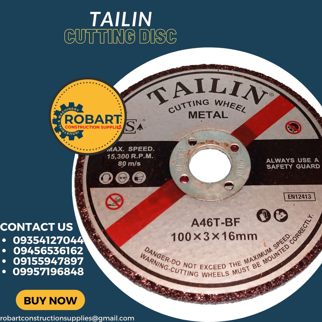 TAILIN CUTTING DISC, Commercial & Industrial, Construction Tools ...