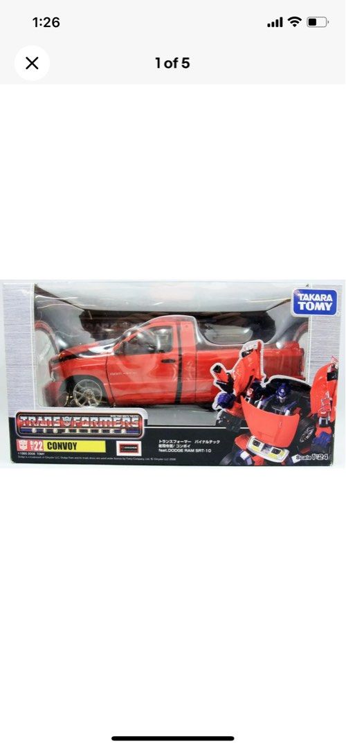 TAKARATOMY Transformers Binaltech BT-22 Convoy Feat. Dodge RAM SRT-10 ...