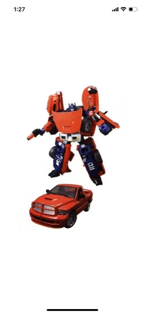 TAKARATOMY Transformers Binaltech BT-22 Convoy Feat. Dodge RAM SRT-10 ...