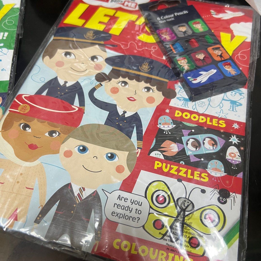 TAKE ALL Disney Wikkeez and Emirates Coloring Book Set on Carousell