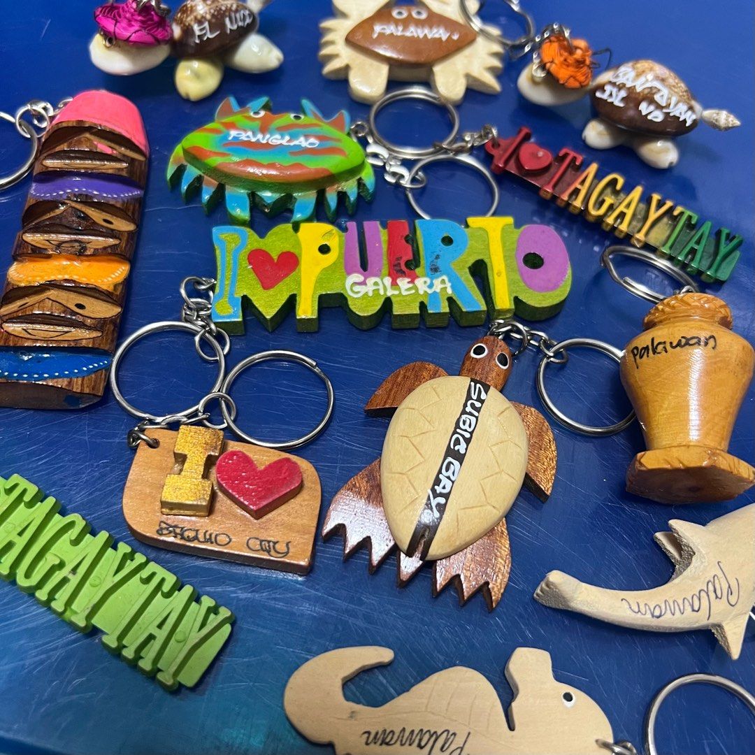 TAKE ALL Souvenir Keychain (Palawan, Puerto Galera, Sagada, Tagaytay ...