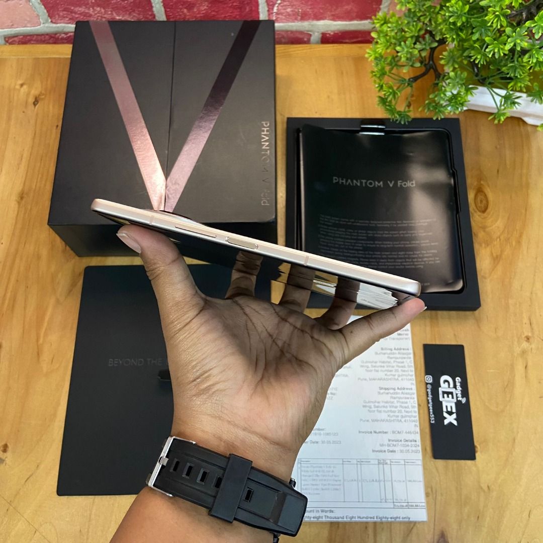 Techno Phantom v Fold 5G 12/256GB White LIke new Pajak resmi bea cukai ...