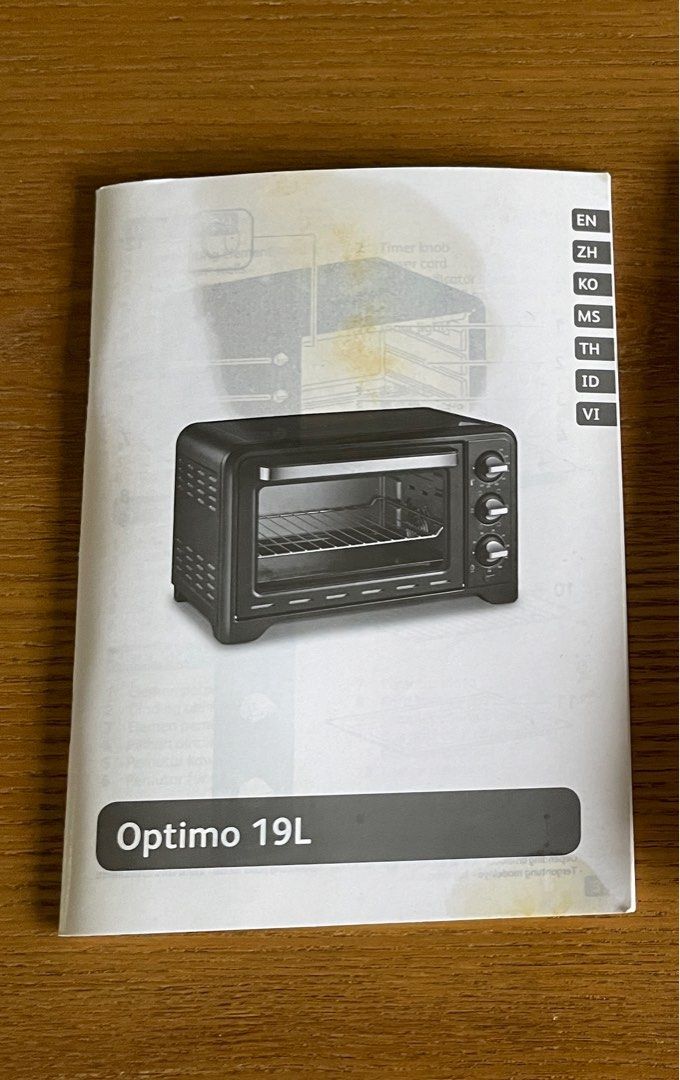 Tefal Optimo 19L Oven, TV & Home Appliances, Kitchen Appliances, Ovens & Toasters on Carousell