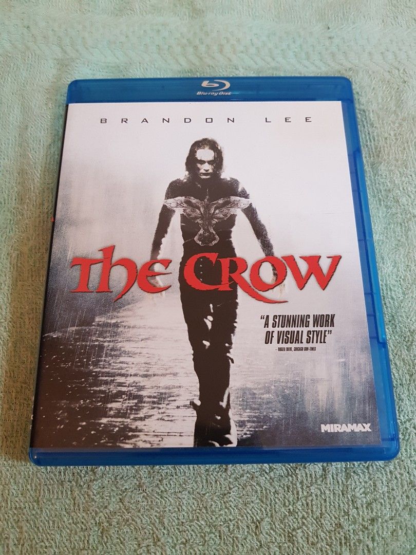 THE CROW 1994 Cult Classic Region A 1st Press Original Blu-Ray, Hobbies & Toys, Music & Media ...