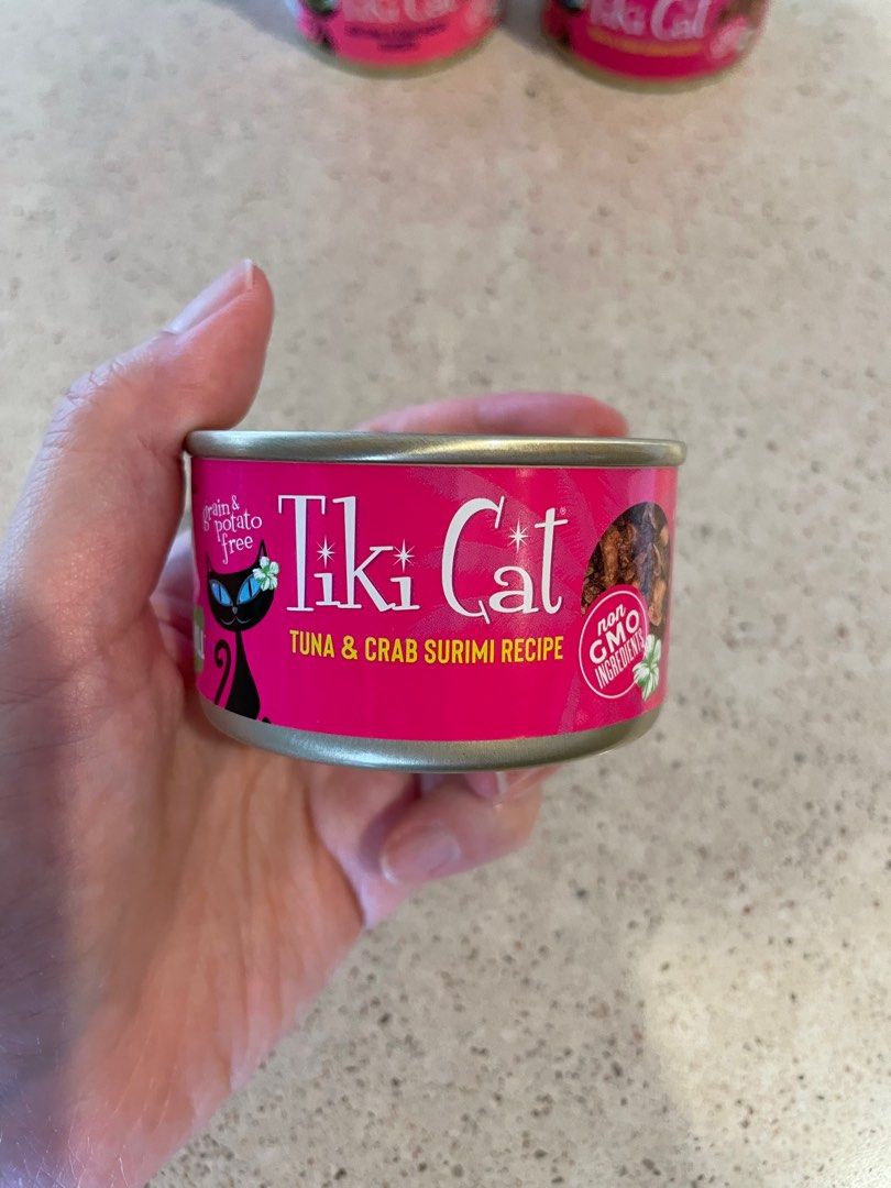 Tiki Cat Grill Ahi Tuna & Crab Recipe in Broth, Tuna & Crab Surimi, Pet ...