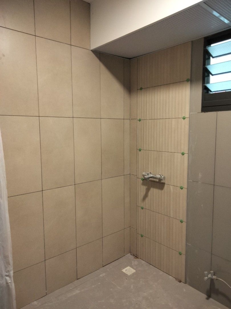 Tiles,Partition wall, false ceiling, L box ... full house painting ...