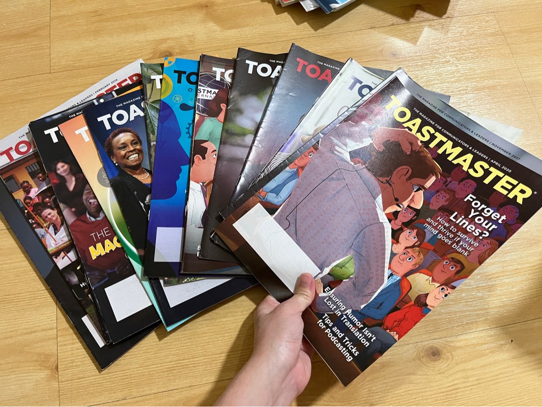 Toastmasters Magazine (set of 27 volumes - $15 in total!), Hobbies ...