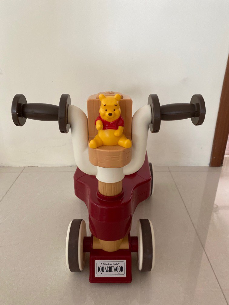 Tomy Disney Pooh Walker & Rider, Babies & Kids, Infant Playtime on ...