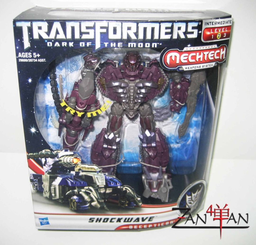 Transformers Hasbro Shockwave Decepticon Dark of the moon Mechtech ...