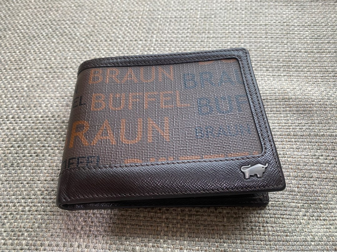 Unisex bifold wallet (Braun Buffel), Men's Fashion, Watches ...
