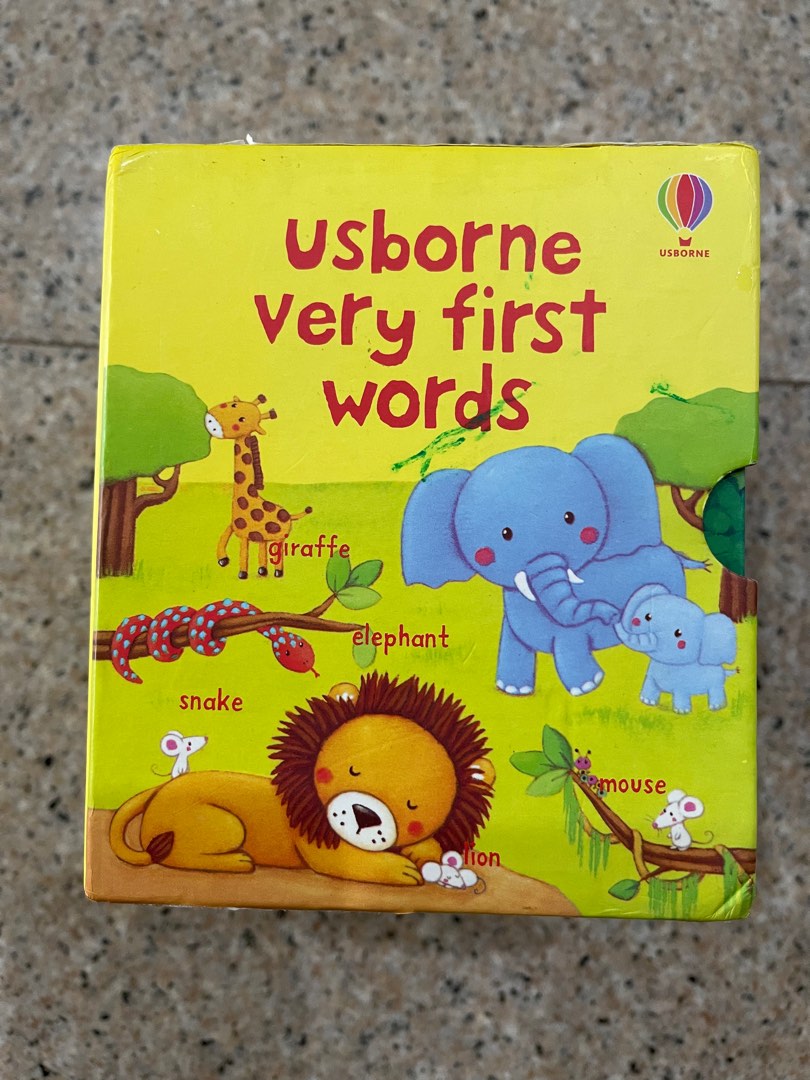 Usborne very first words, Hobbies & Toys, Books & Magazines, Children's ...