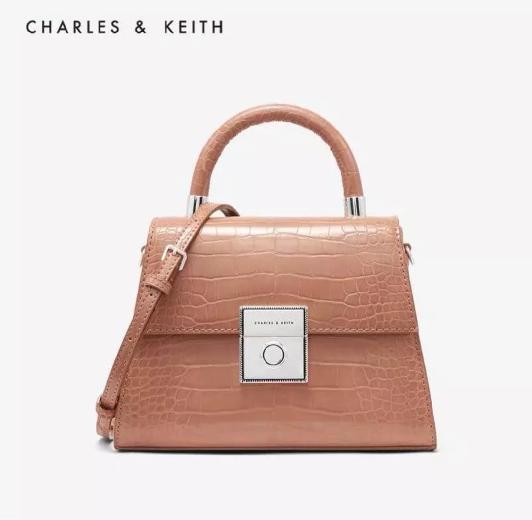 (USED) Tas CK / Charles & Keith Bag Original in Brown, Fesyen Wanita ...