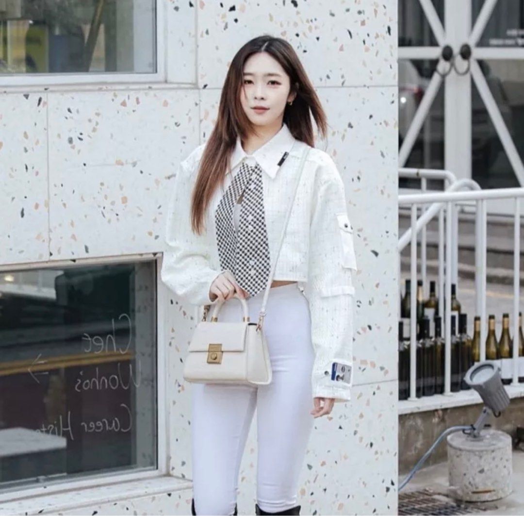 (USED) Tas CK / Charles & Keith Bag Original in beige colour, Fesyen ...