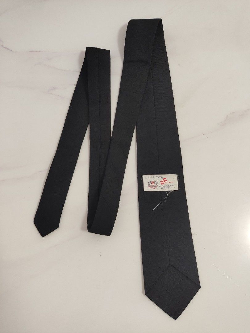 USMC US MARINE CORPS Military Black TIE Made for DSCP by Skilcraft Made ...
