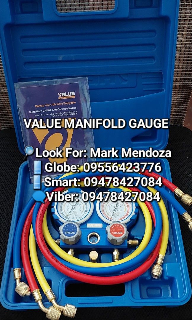 VALUE MANIFOLD GAUGE, Commercial & Industrial, Industrial Equipment on ...