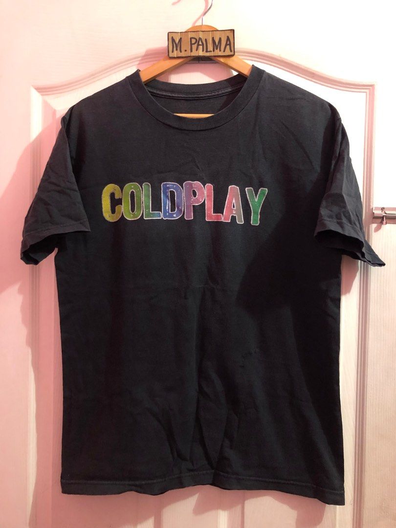 Vintage 2012 coldplay mylo xyloto tour shirt large 21x28, Men's Fashion ...
