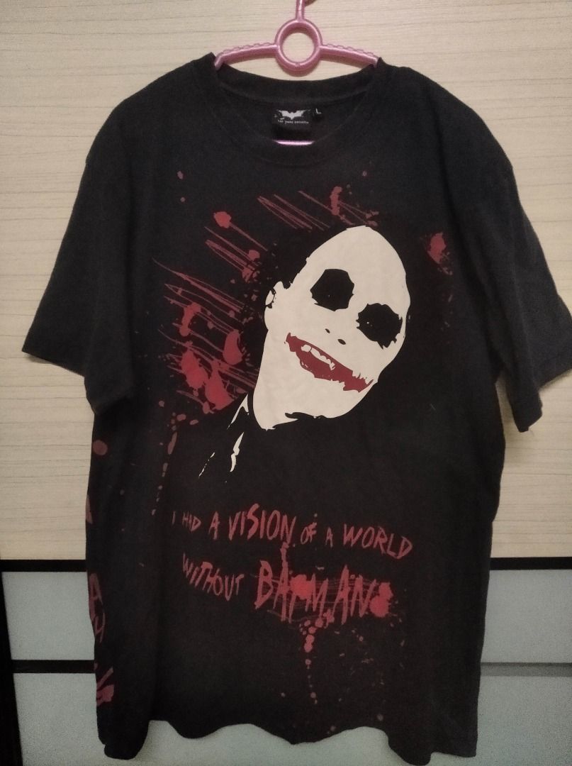 Vintage Batman The Crow Joker Acid wash film movie the dark knight, Men ...