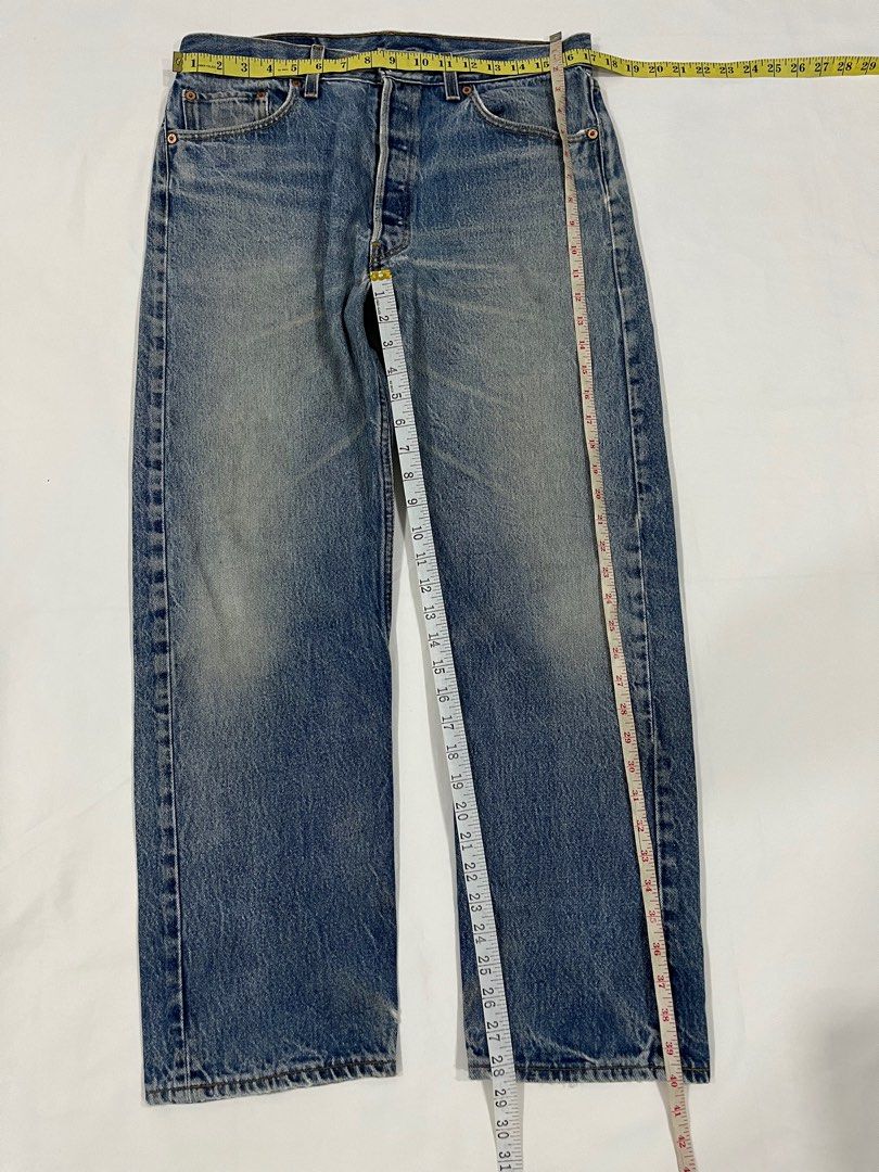 Vintage Levis 501 90’s made in USA Jeans, Men's Fashion, Bottoms, Jeans on Carousell