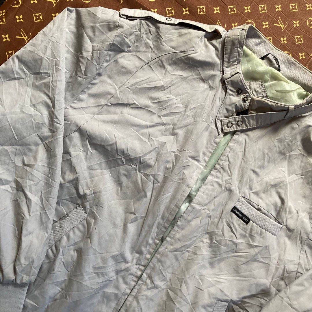 Vintage Member's Only Gray Racing Jacket from The Sopranos, Men's ...